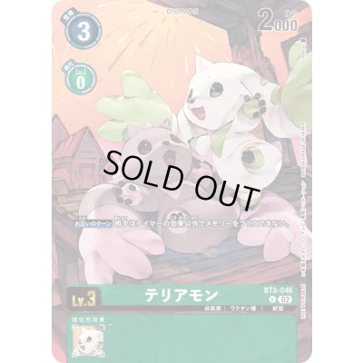 〔状態C〕(02)(illus:koki)テリアモン【U】{BT3-046}《緑》