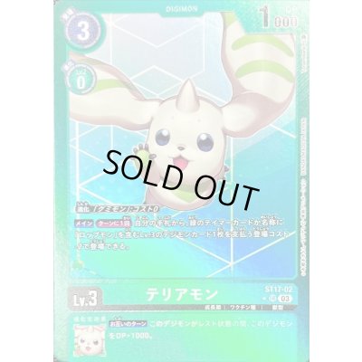 〔状態B〕(03)(パラレル/緑枠)テリアモン【SR-P】{ST17-02}《緑》